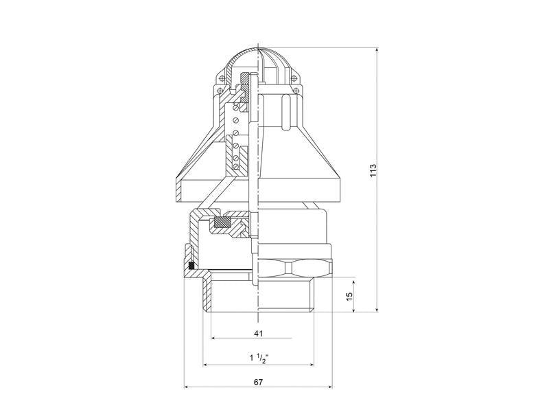 Vacuum Breaker Valve - 1½" – Plastic Solutions (Aldridge) Ltd